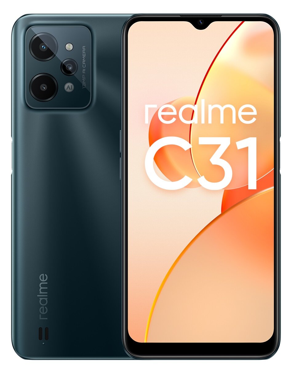 Смартфон realme C31 4/64GB Dual Sim Dark Green EU купить - цена ...