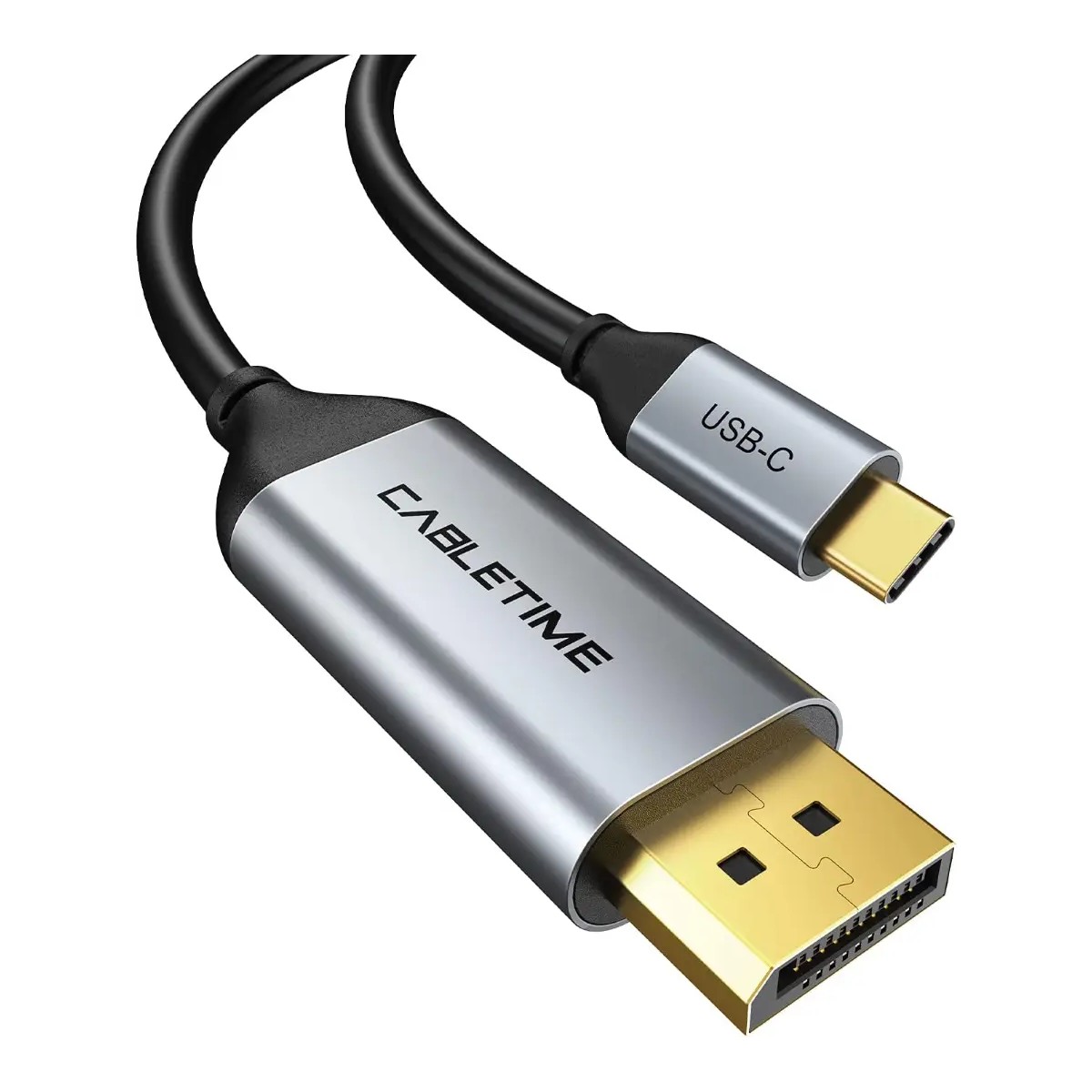 Кабель синхронизации данных Cabletime USB Type-C - DisplayPort 1m ...