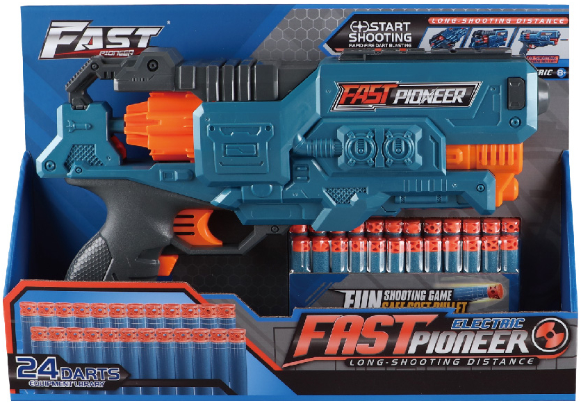 Бластер многозарядный Fast Pioneer 24 патронов (BIG901) купить - цена ...