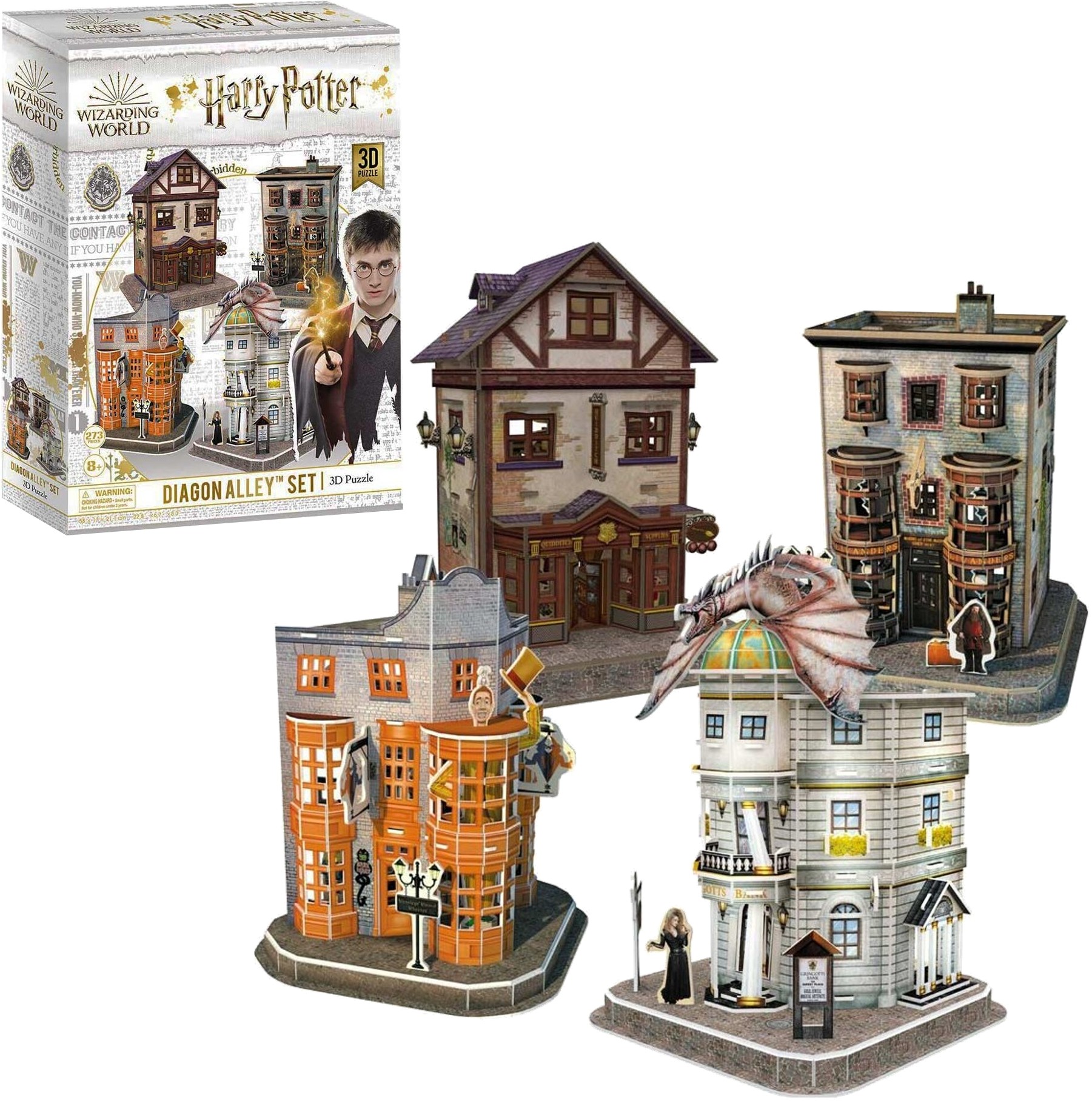 3D пазлы Cubic Fun Harry Potter Аллея Диагон (DS1009h) купить - цена ...