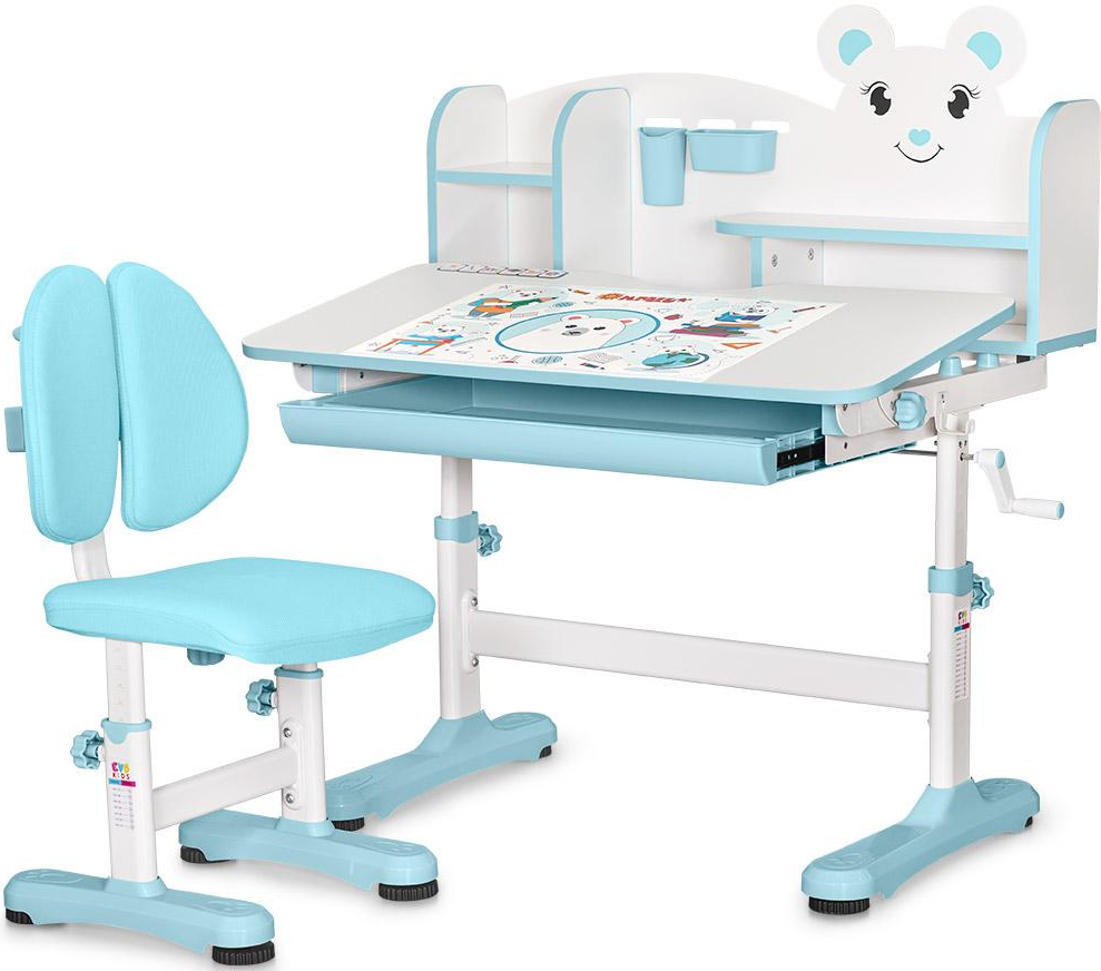 Комплект меблів дитячий Mealux Panda XL Blue (BD-29 BL) купити - ціна ...