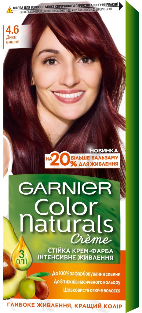Краска для волос Garnier Color Naturals 4.6 Дикая вишня 110 мл ...