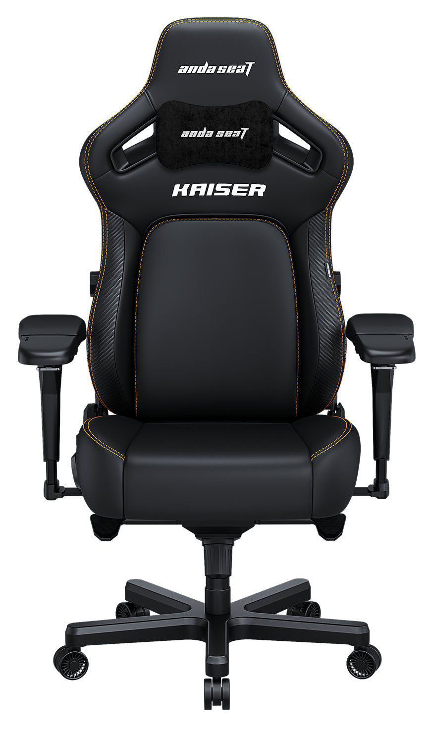 Кресло для геймеров Anda Seat Kaiser 4 Size XL Black Premium PVC (AD12YDDC-XLL-20-B-PV/C) купить ...