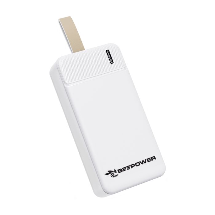 Батарея мобильная BeePower Power Bank- BP-30 30000mAh 2.1A 2xUSB White ...