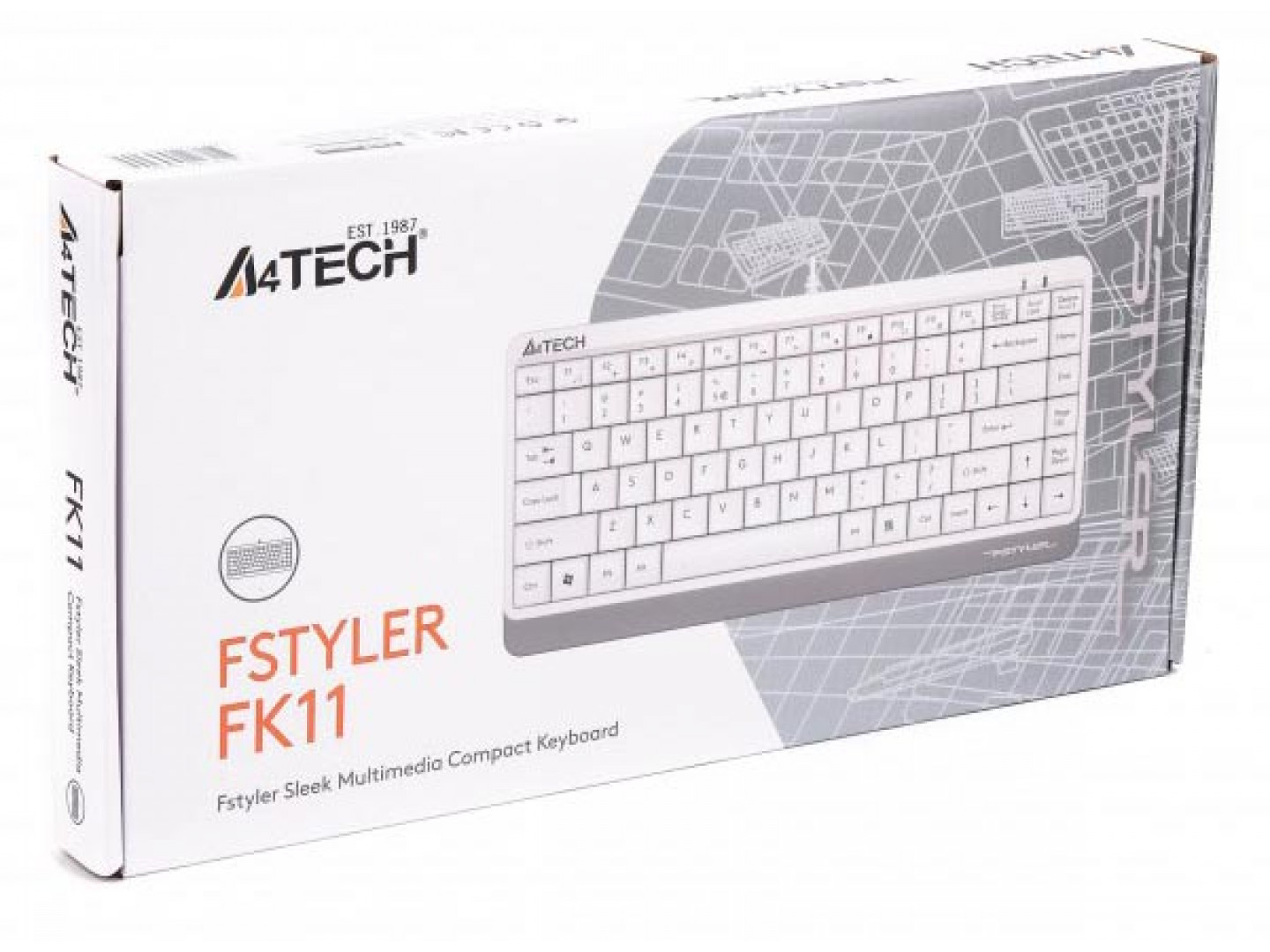 Клавиатура проводная A4tech FK11 USB (White) купить по низкой цене в Киеве, Харькове, Днепр ...