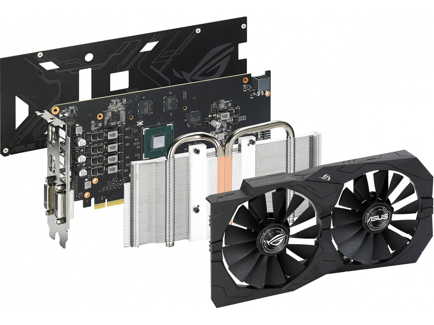 Видеокарта Asus nVidia GeForce GTX 1050 Ti ROG Strix 4GB GDDR5 128bit ...
