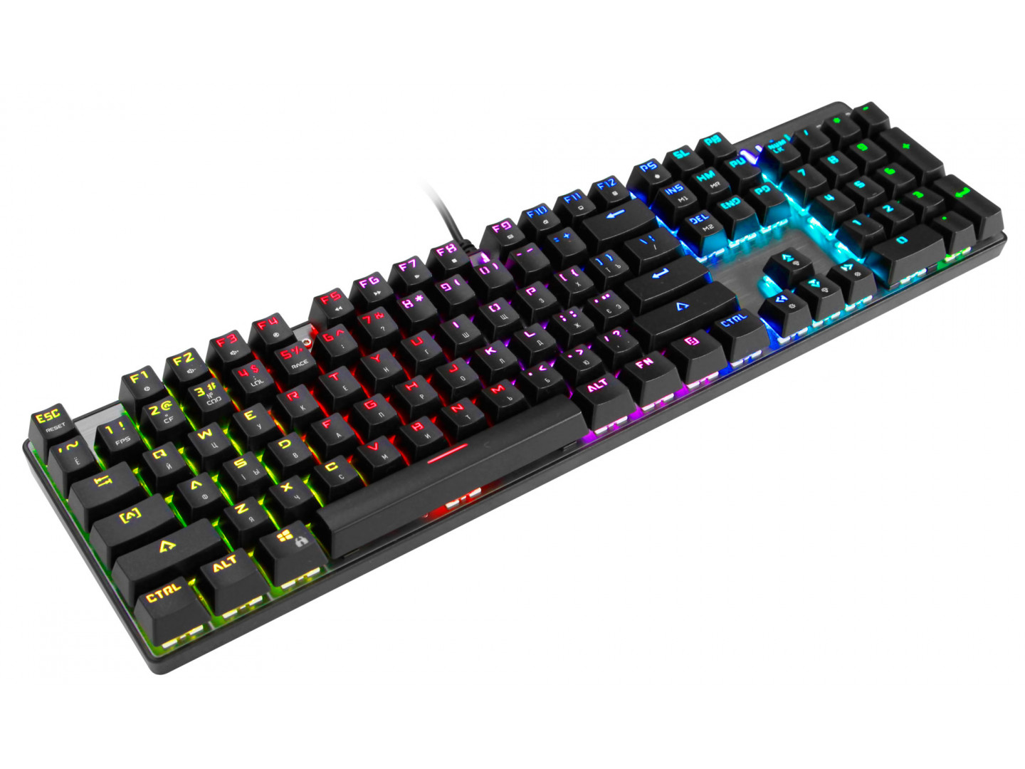 Клавиатура+мышь Motospeed CK888 Outemu Blue Silver/Black USB купить по ...