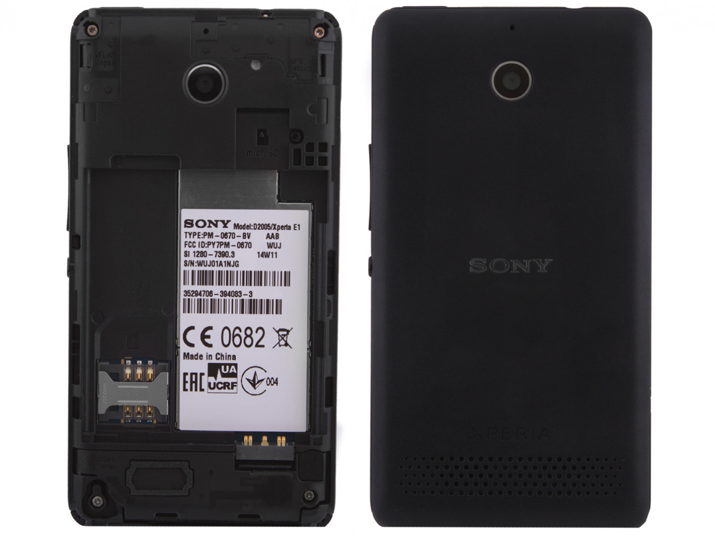 Смартфон Sony Xperia E1 D2005 Black купить по низкой цене в Киеве, Харькове, Днепр, Одессе ...