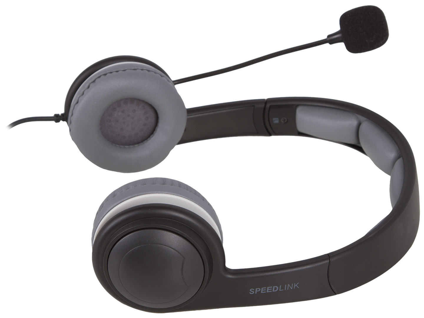 Гарнитура проводная Speedlink Sonid Stereo Headset - USB Black-Grey (SL ...