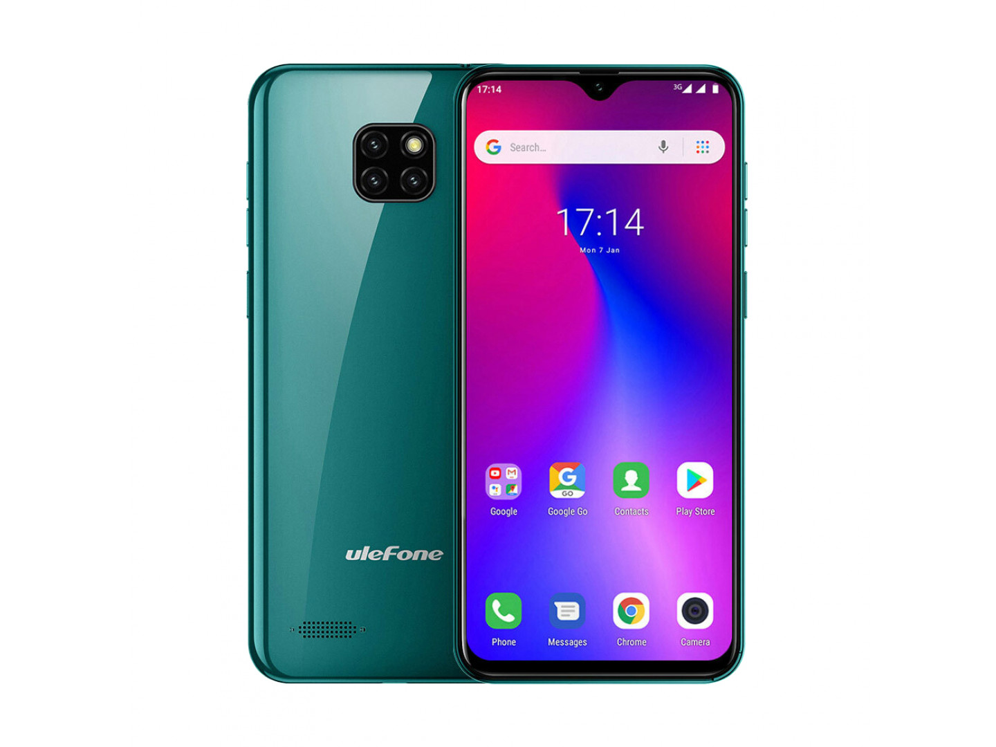 Смартфон Ulefone S11 1/16Gb Midnight Green купить по низкой цене в ...