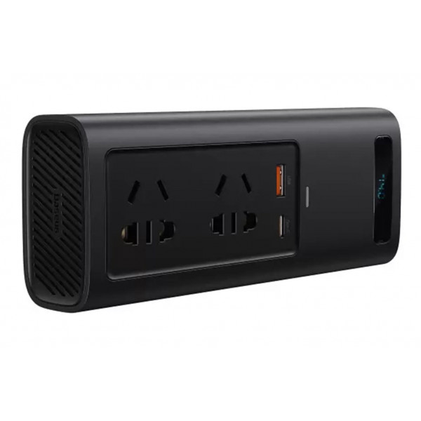 Инвертор для ноутбука автомобильный Baseus 150W 220V CN/EU Black (CRNBQ ...