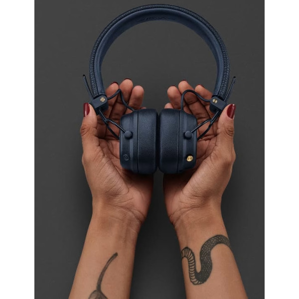 Наушники накладные беспроводные Marshall Major V Midnight Blue (1008144 ...