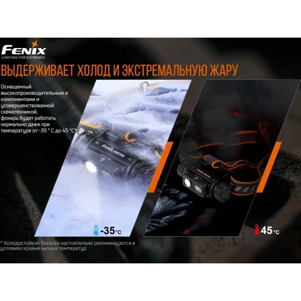 Фонарь налобный Fenix HM70R купить - цена, характеристики | COMFY