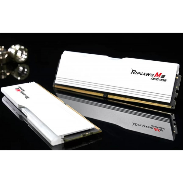 Память DDR G.Skill Ripjaws M5 Neo RGB White DDR5-6000 64GB (2x32GB) (F5 ...