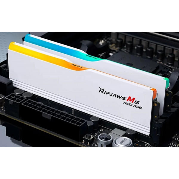 Память DDR G.Skill Ripjaws M5 Neo RGB White DDR5-6000 64GB (2x32GB) (F5 ...