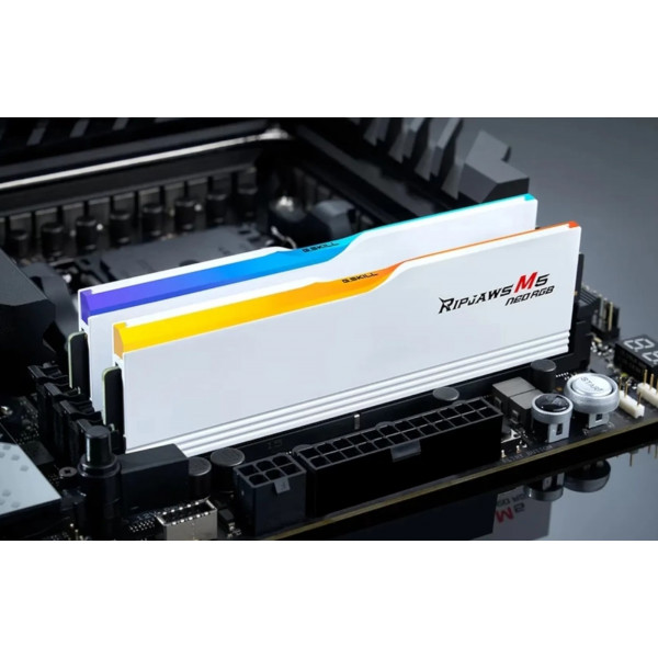 Память DDR G.Skill Ripjaws M5 Neo RGB White DDR5-6000 64GB (2x32GB) (F5 ...