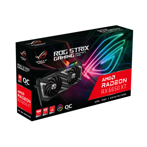 Відеокарта Asus AMD Radeon (ROG-STRIX-RX6650XT-O8G-GAMING) купити - ціна, характеристики | Comfy