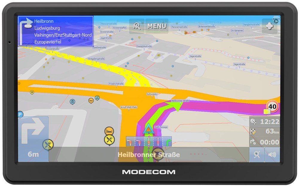 GPS навигатор Modecom Device FreeWAY CX 7.2 8GB 7" IPS MapFactor EU ...