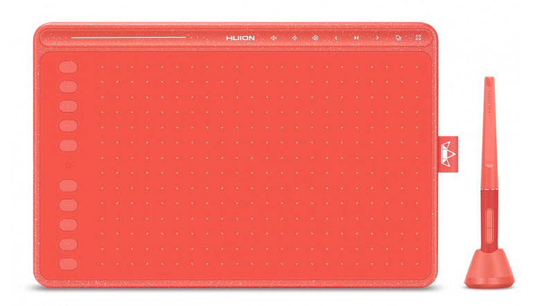 Графічний планшет Huion HS611 Coral Red купити - ціна, характеристики ...
