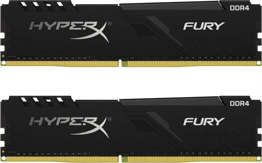 Память DDR HyperX Fury Black DDR4 2x32GB/2666 Fury Black (HX426C16FB3K2 ...