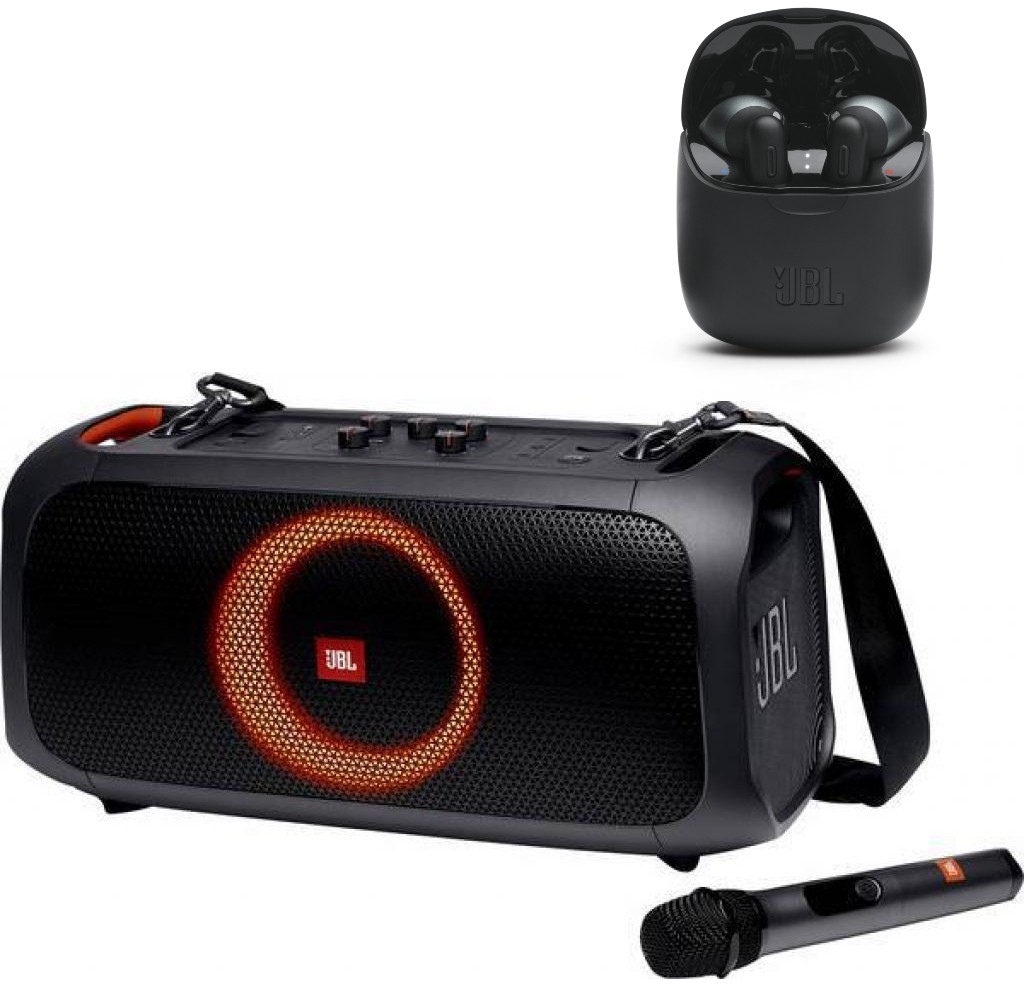 Портативная акустика JBL PartyBox On The Go+ T225TWS ...