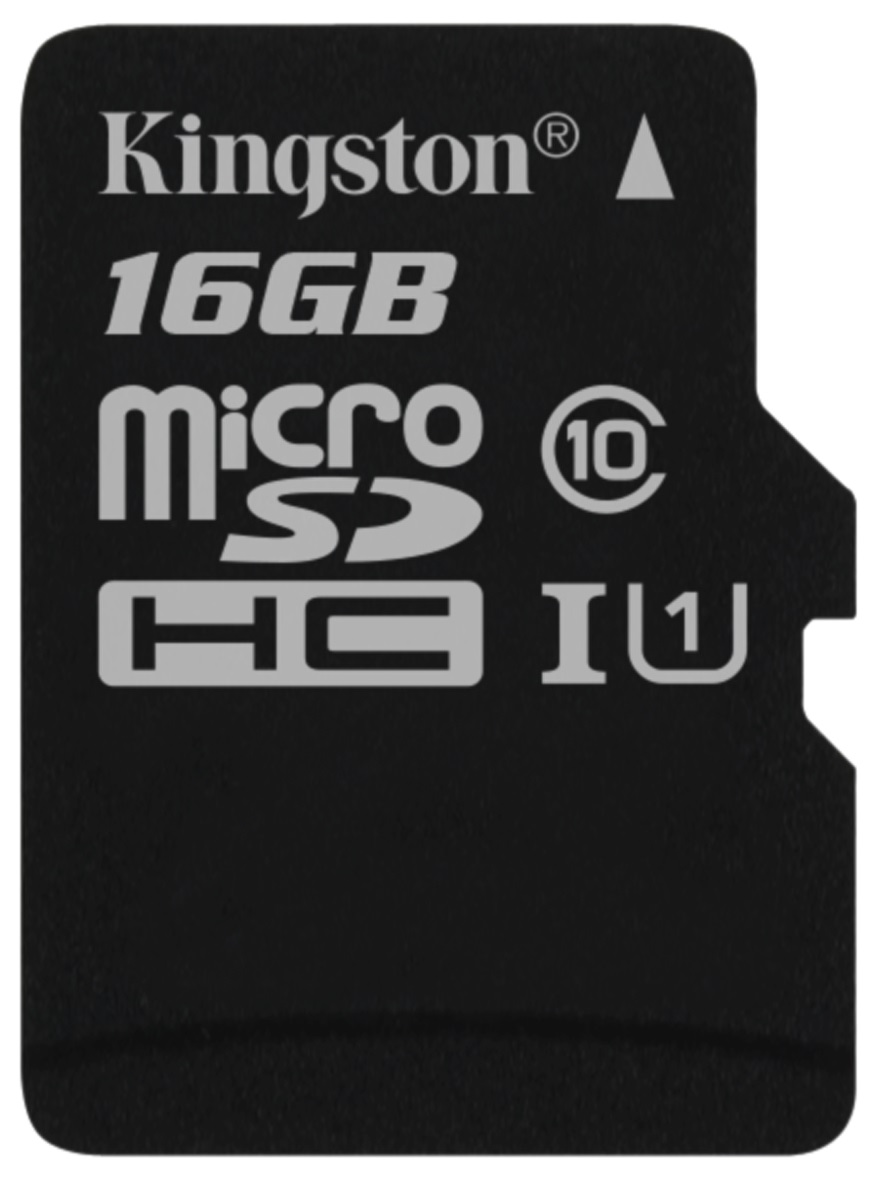 Карта памяти Kingston microSDHC 16GB C10 UHS-I (SDCS/16GBSP) купить ...