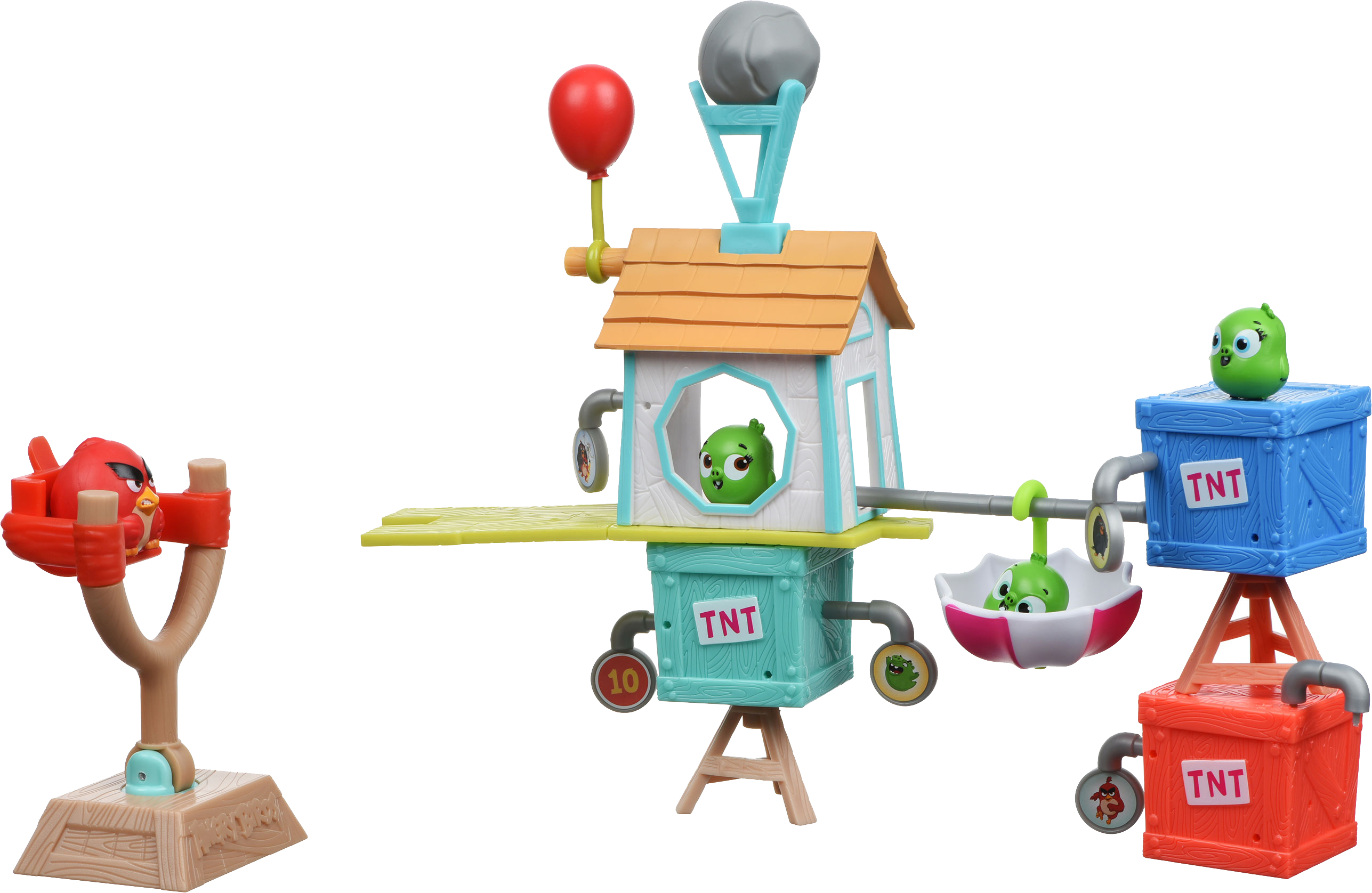 Коллекционные фигурки набор Jazwares Angry Birds Medium Playset Pig ...