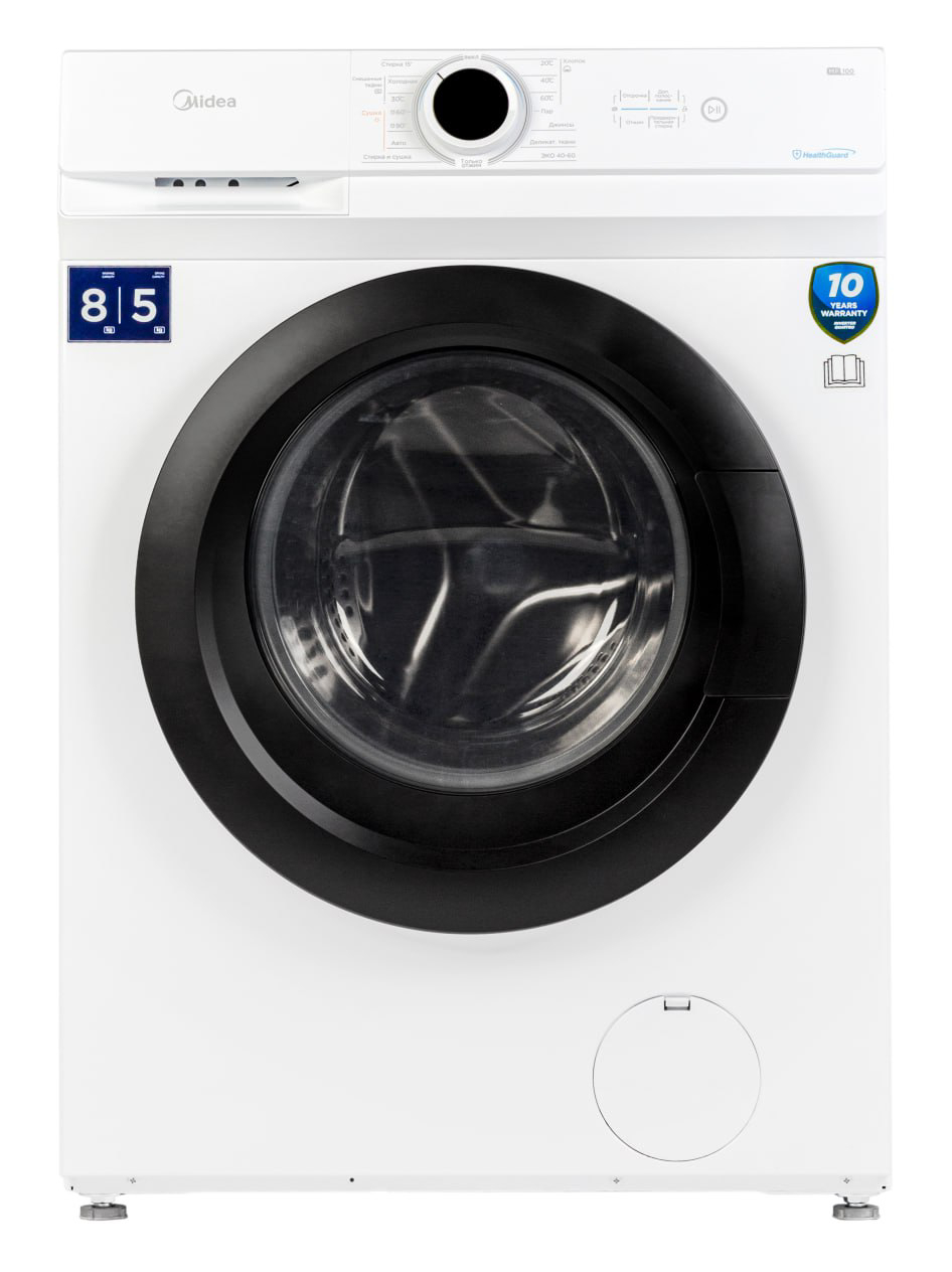 Прально-сушильна машина Midea MF100D80B/W-C купити - ціна ...