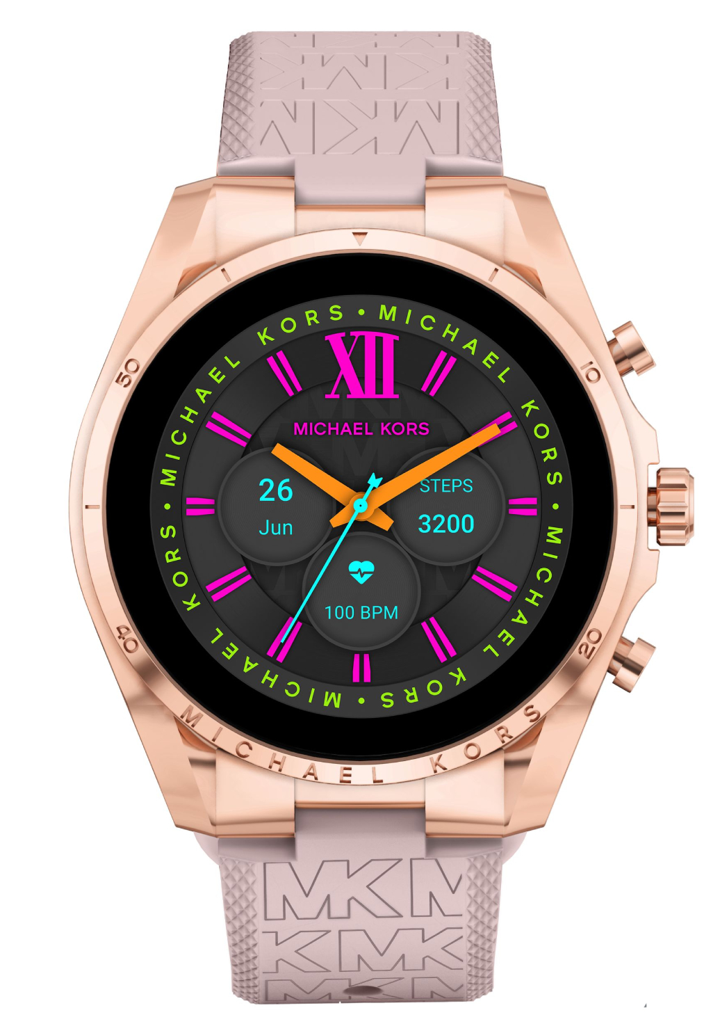 Смарт-годинник Michael Kors Gen 6 Rose-Gold Silicone (MKT5150) купити ...