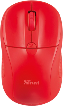 Мышь беспроводная Trust Primo Wireless Mouse red купить - цена ...