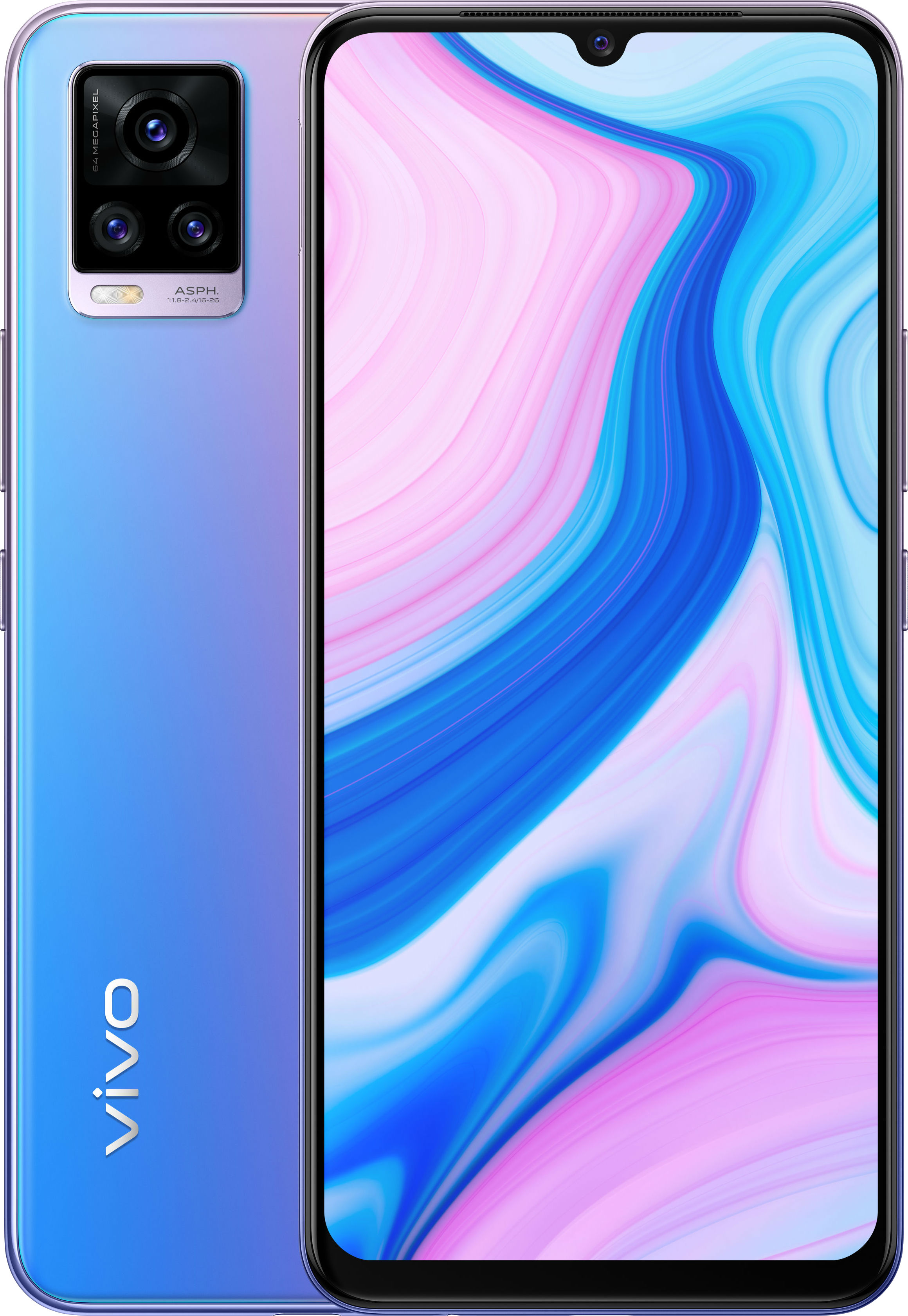 Смартфон vivo V20 8/128Gb Blue купить - цена, характеристики | COMFY